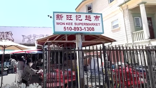 Man Robs Employee of Won Kee Supermarket Caught on Camera